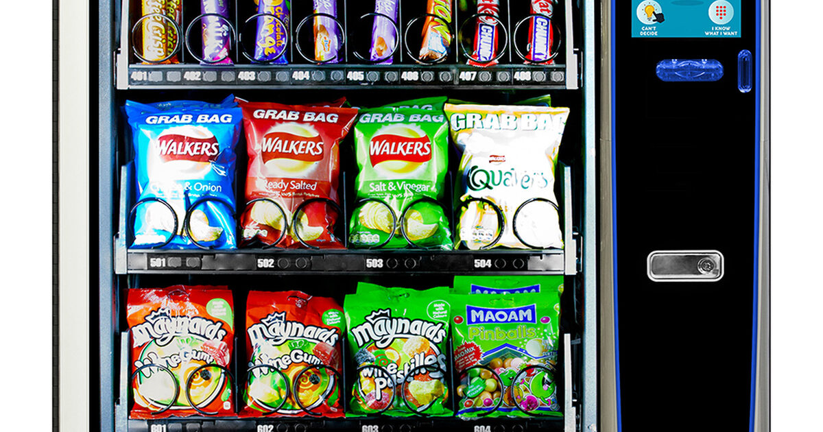 Steens | Crane Merchant Media 2 Snack Vending Machine